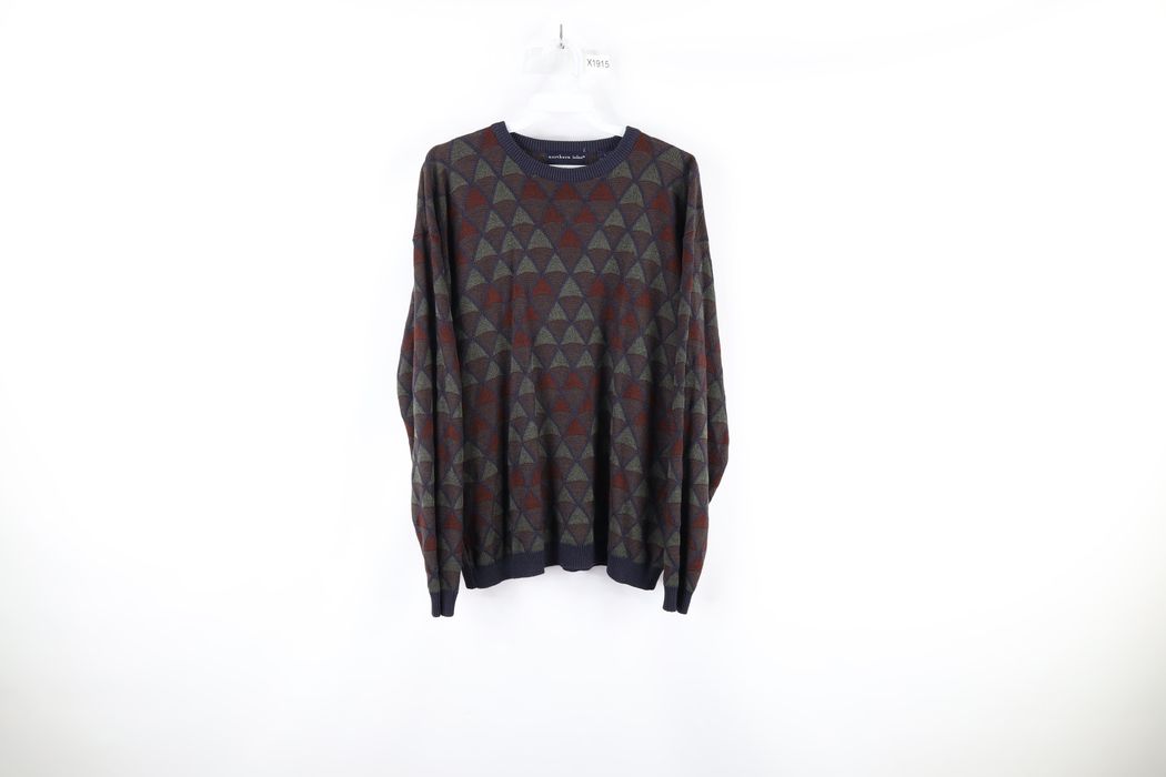 Vintage Vintage 90s Coogi Style Ed Bassmaster Triangle Knit Sweater ...