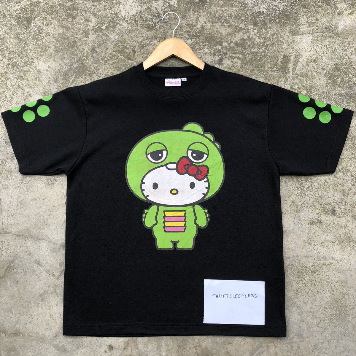 Japanese Brand Hello kitty gachapin x mukku tshirt | Grailed