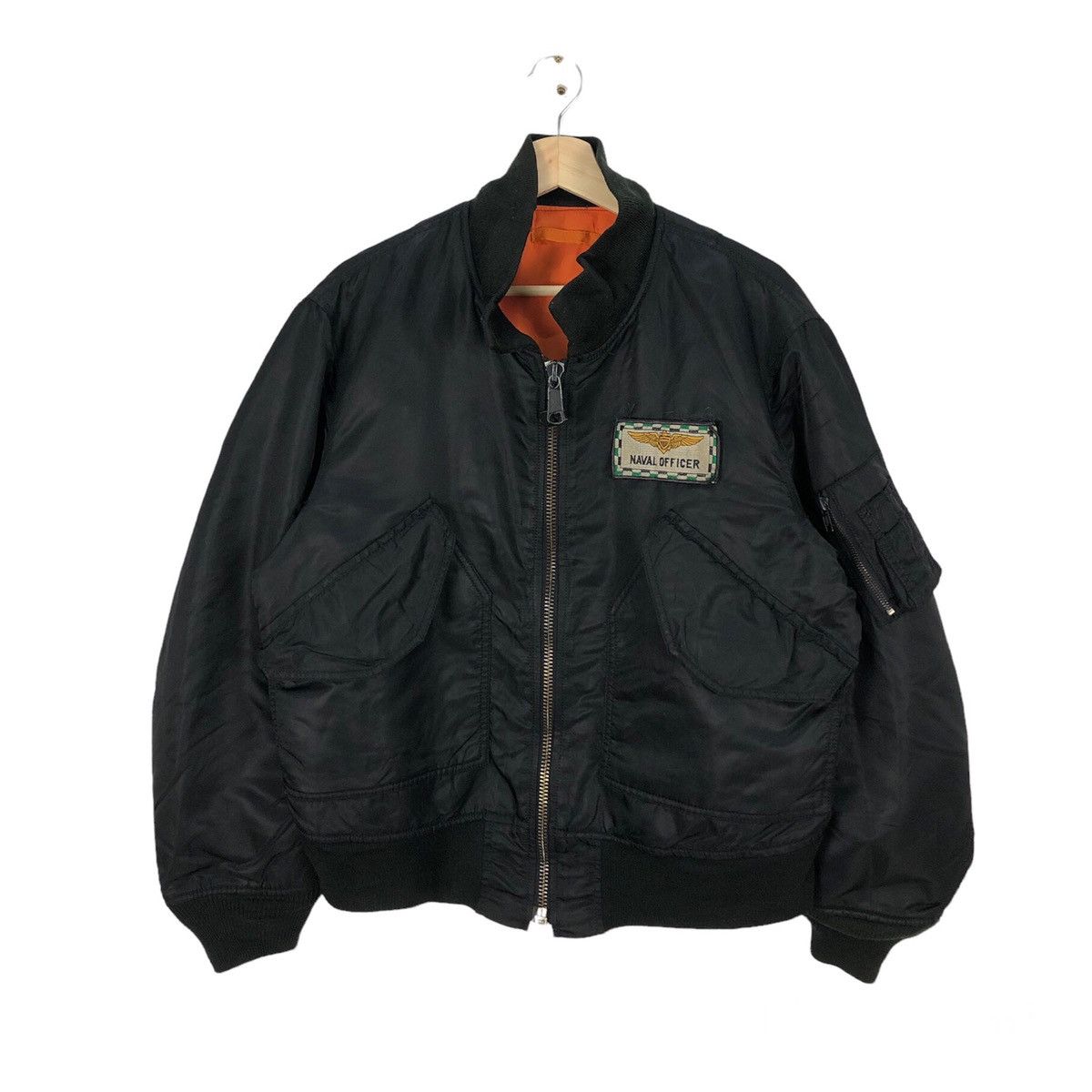 Us Issue × Vintage 90’s RIOT RIOT REVERSIBLE BOMBER JACKET USA TYPE ...