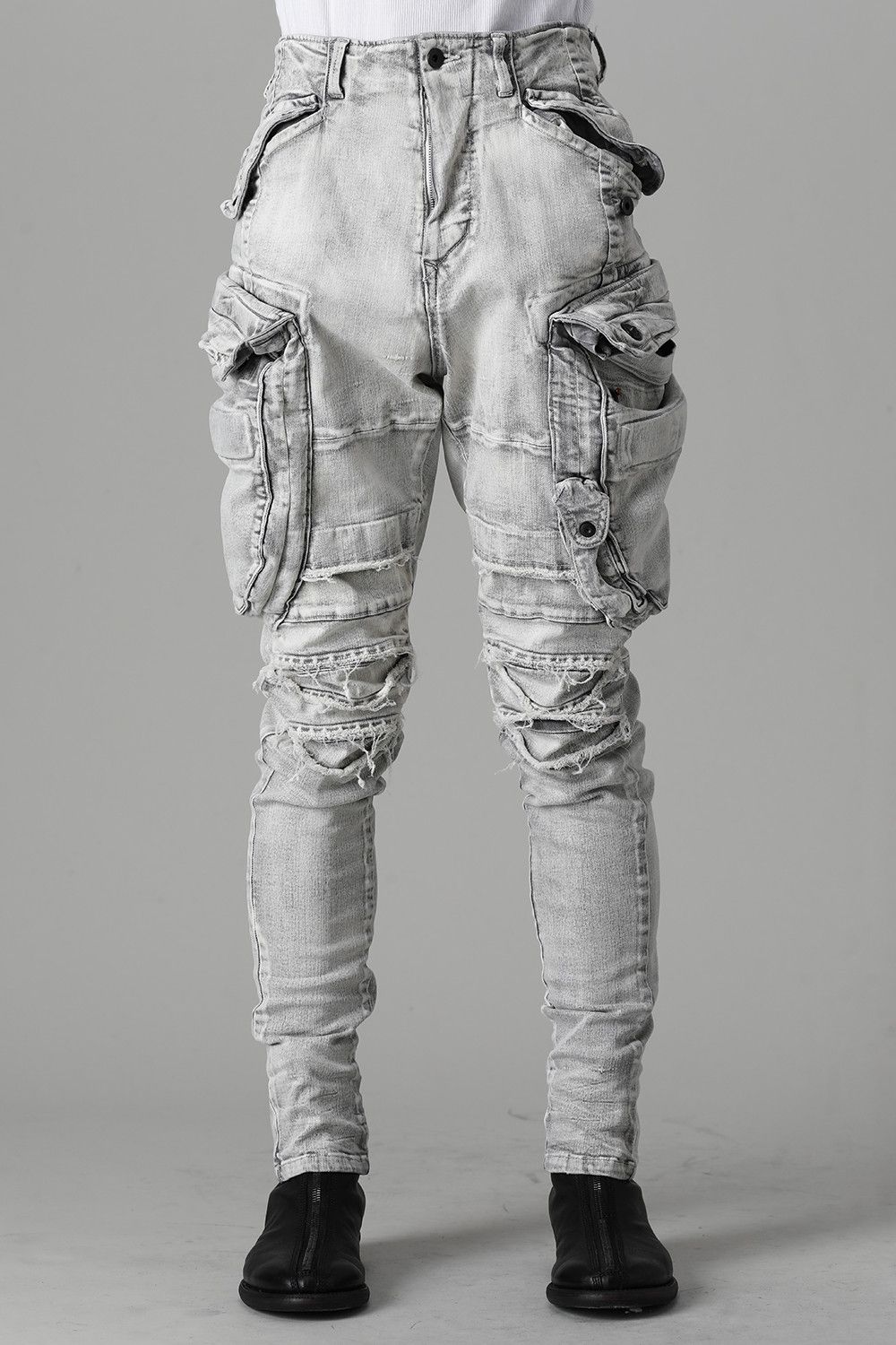 Julius Gas Mask Washed Skinny Pants | Grailed