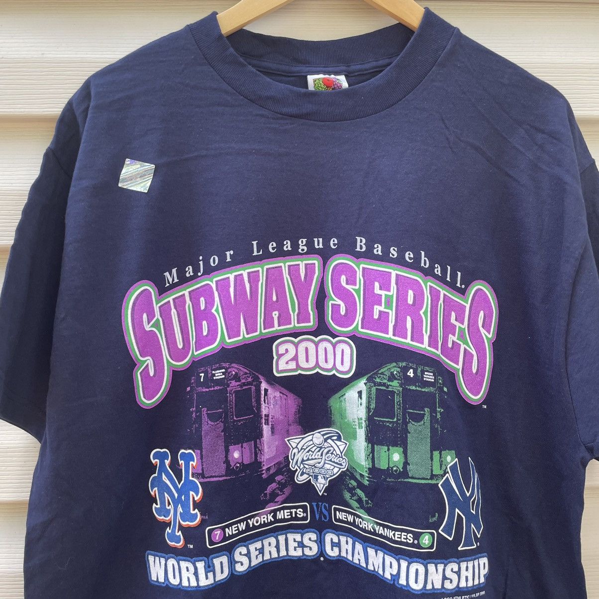 Vintage 2000 subway series t | Grailed