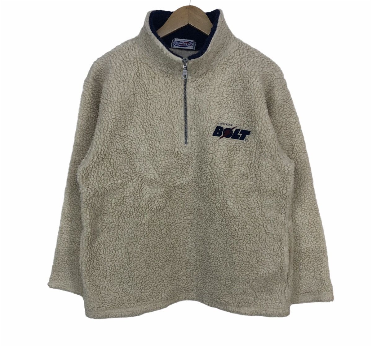 Lightning Bolt Lightning Bolt Deep Pile Fleece Halfzip Jacket | Grailed