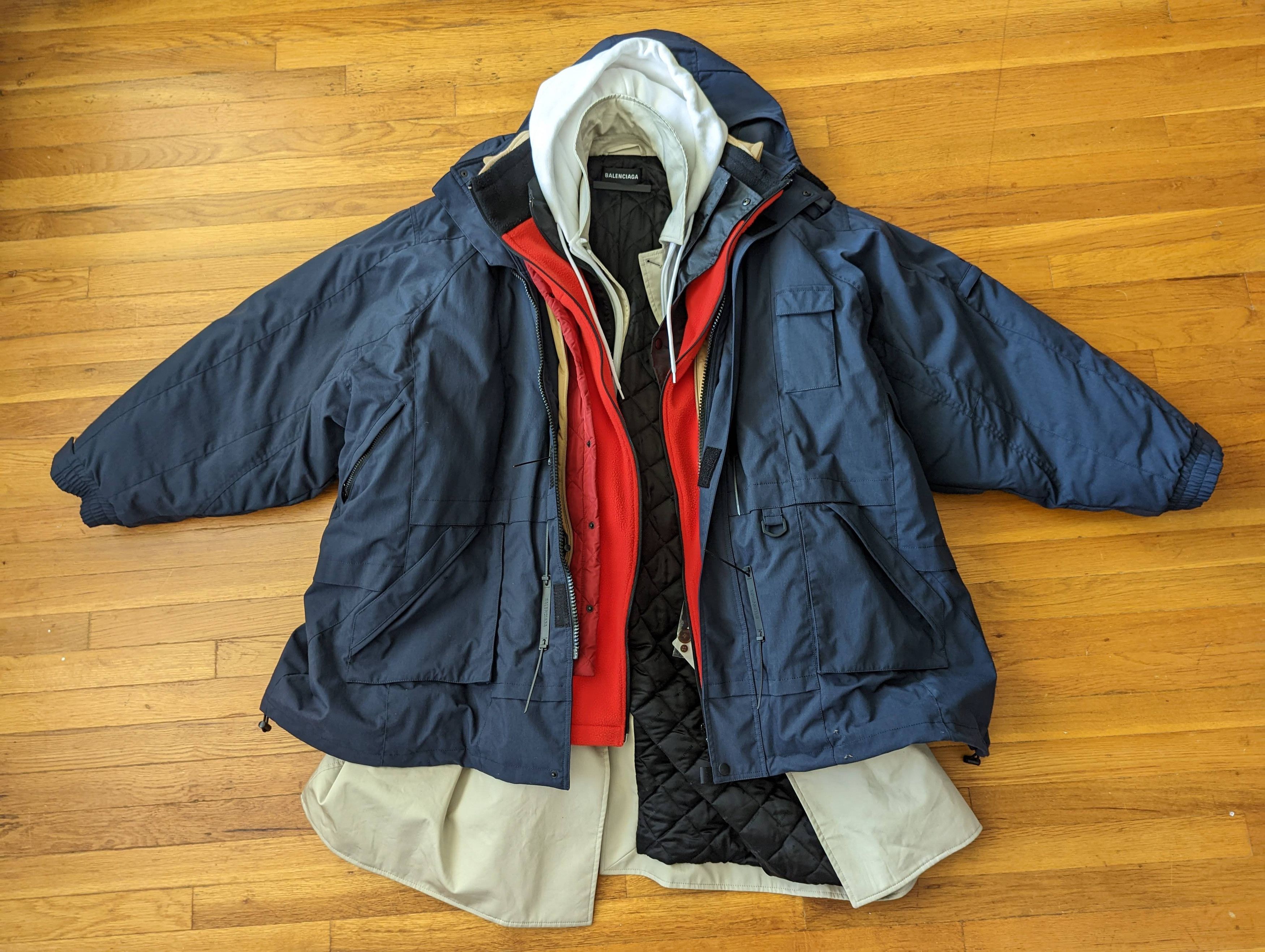 Balenciaga NWT W18 7 Layer Parka | Grailed