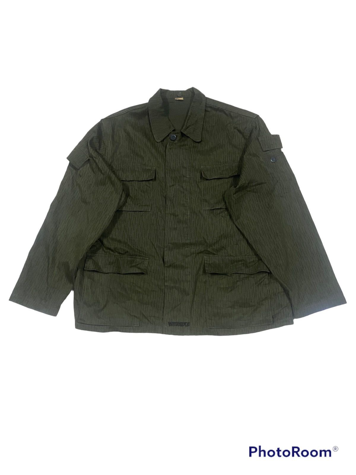 Military VINTAGE EMBROIDERY SNAFU RAIN DROP CAMO JACKET CDC | Grailed