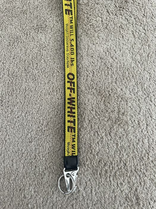 Off-White Off-White lanyard black and yellow | Grailed