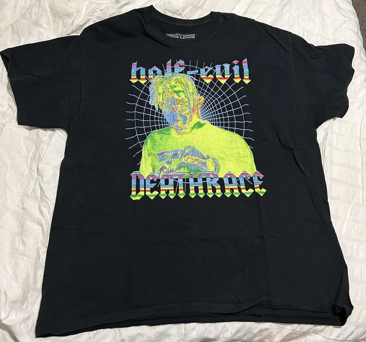999 Club Juice Wrld Half Evil Death Race For Love Shirt | Grailed