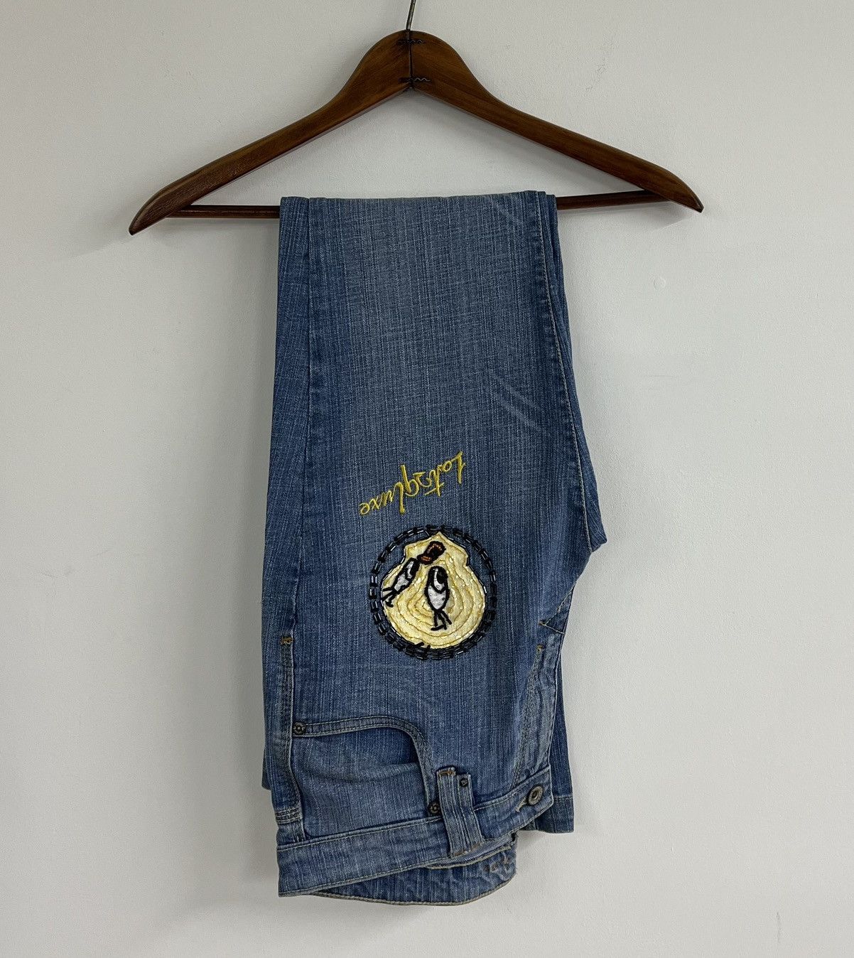 Warner Bros Lot29Luxe Tweety Bird Looney Tunes Blue Jeans Women’s 9 ...