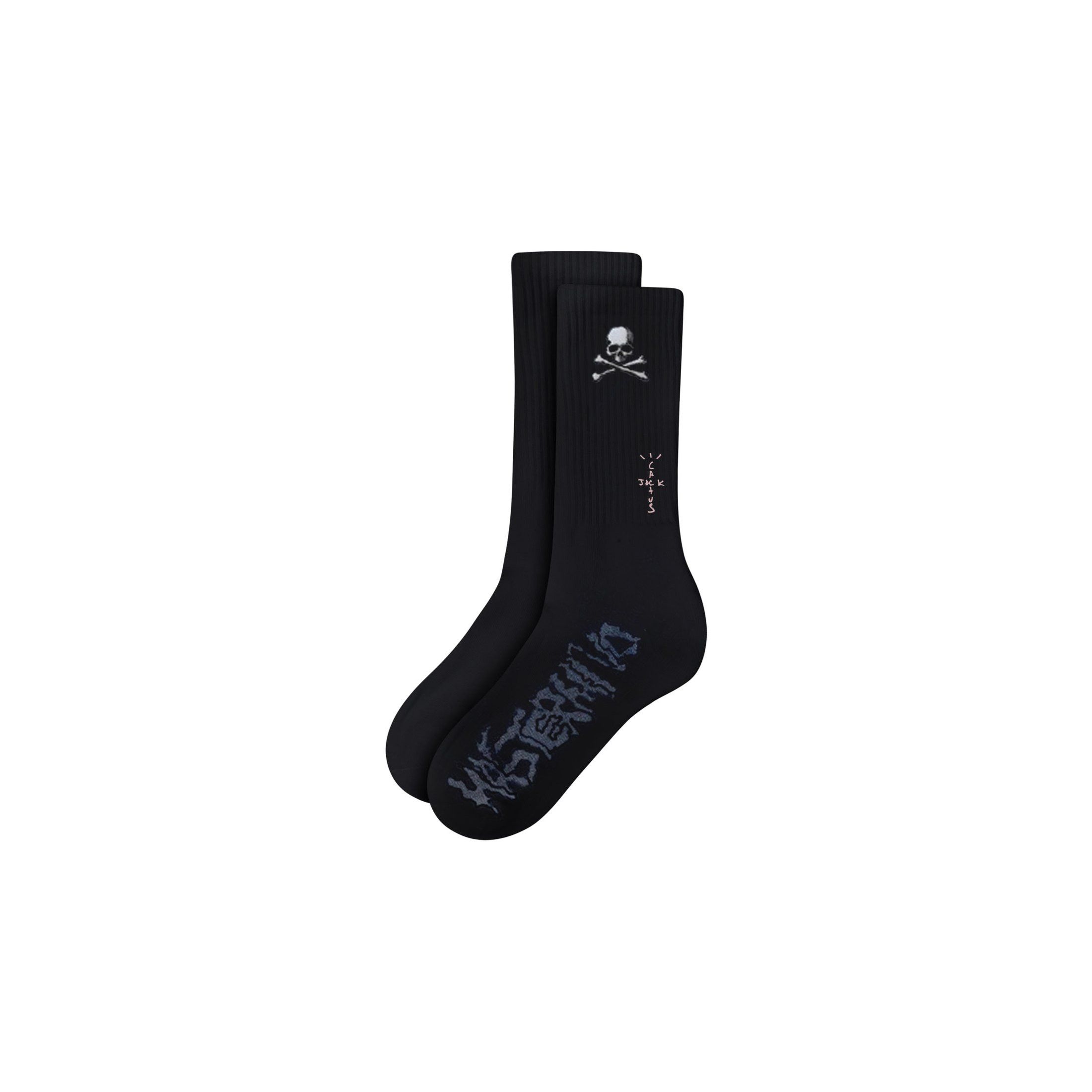 Mastermind Japan × Travis Scott Black Cactus Jack for Mastermind Socks ...