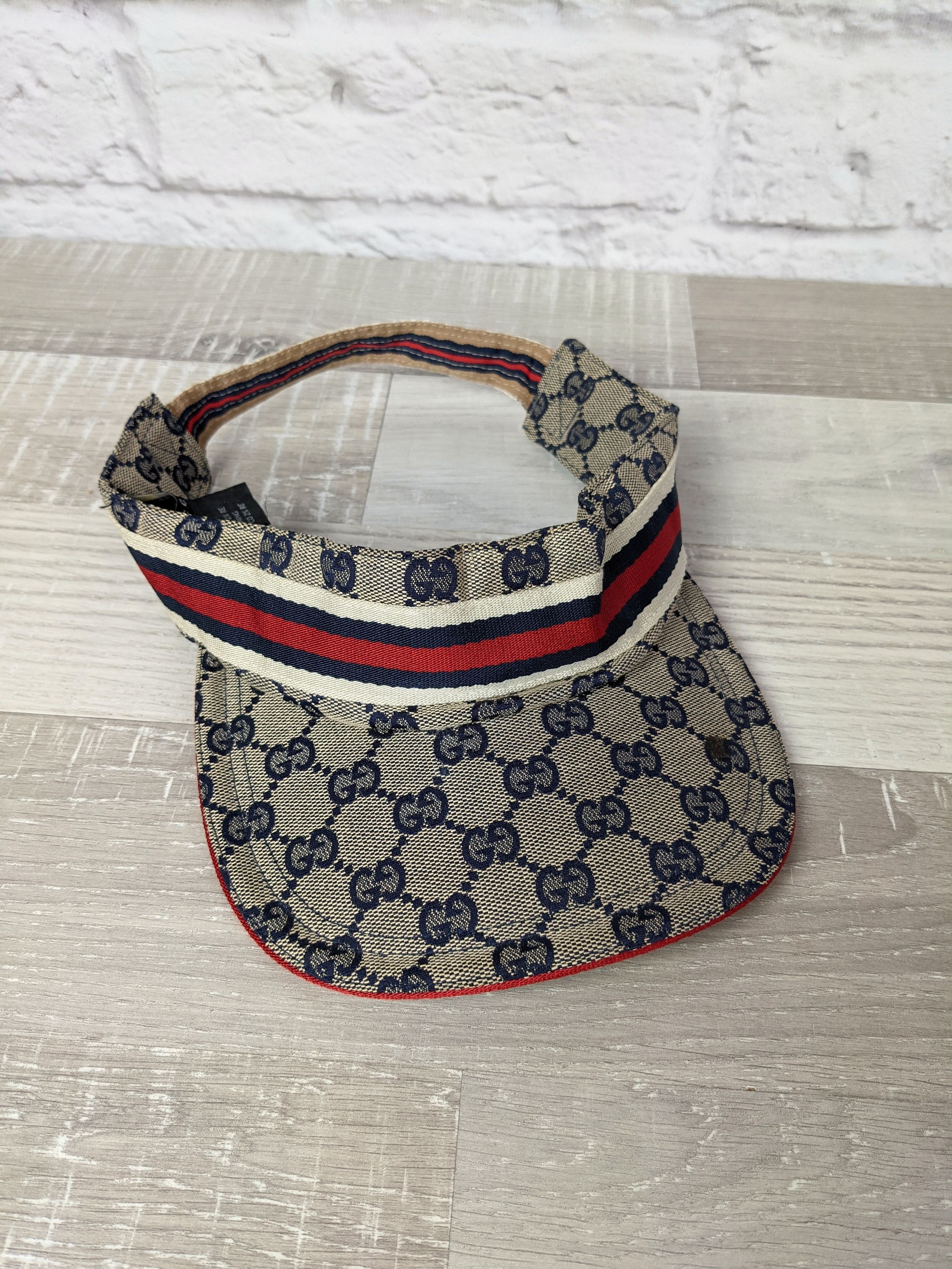 Gucci Gucci visor cap monogram vintage | Grailed
