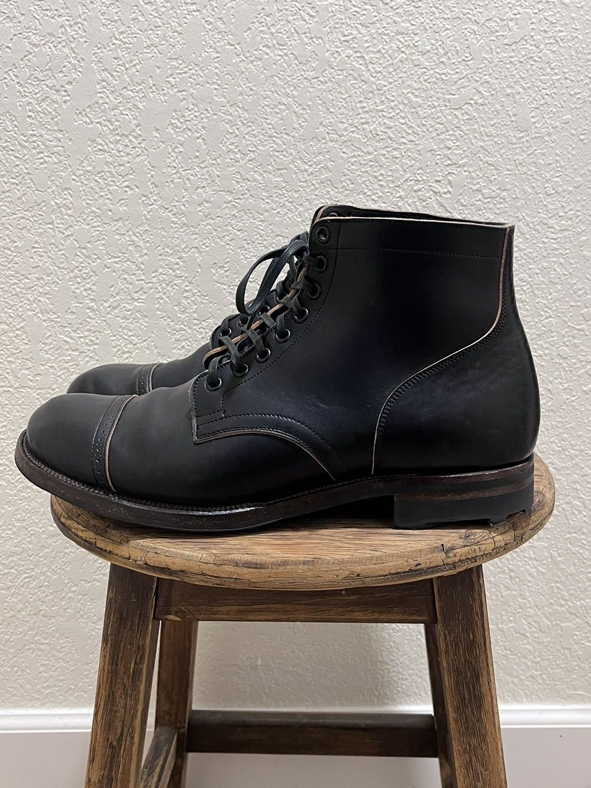 Viberg Maryam Black Teacore Horsebutt Service Boots 2040 Size 10.5 ...