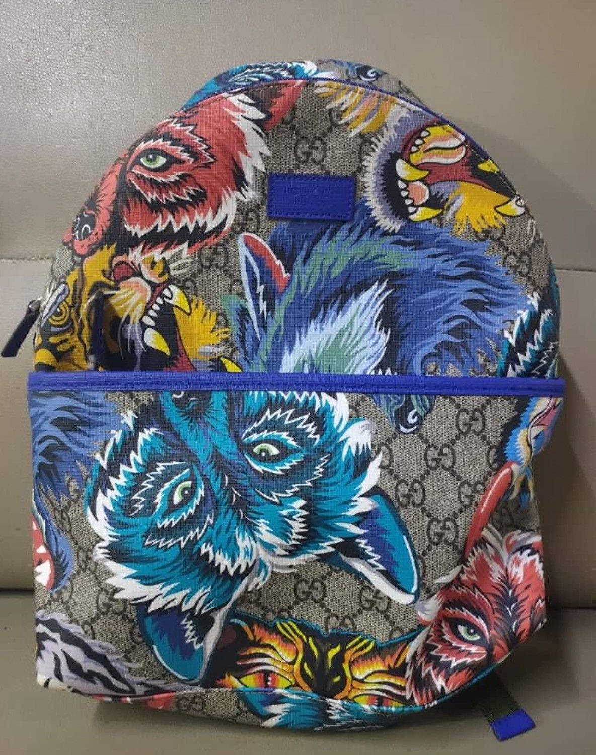 Gucci GUCCI Wolf Tiger Backpack | Grailed