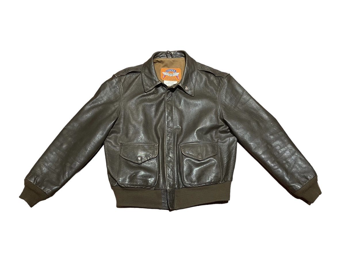 Us Air Force Cooper Type A2 Brown Leather Bomber Flight Jacket | Grailed