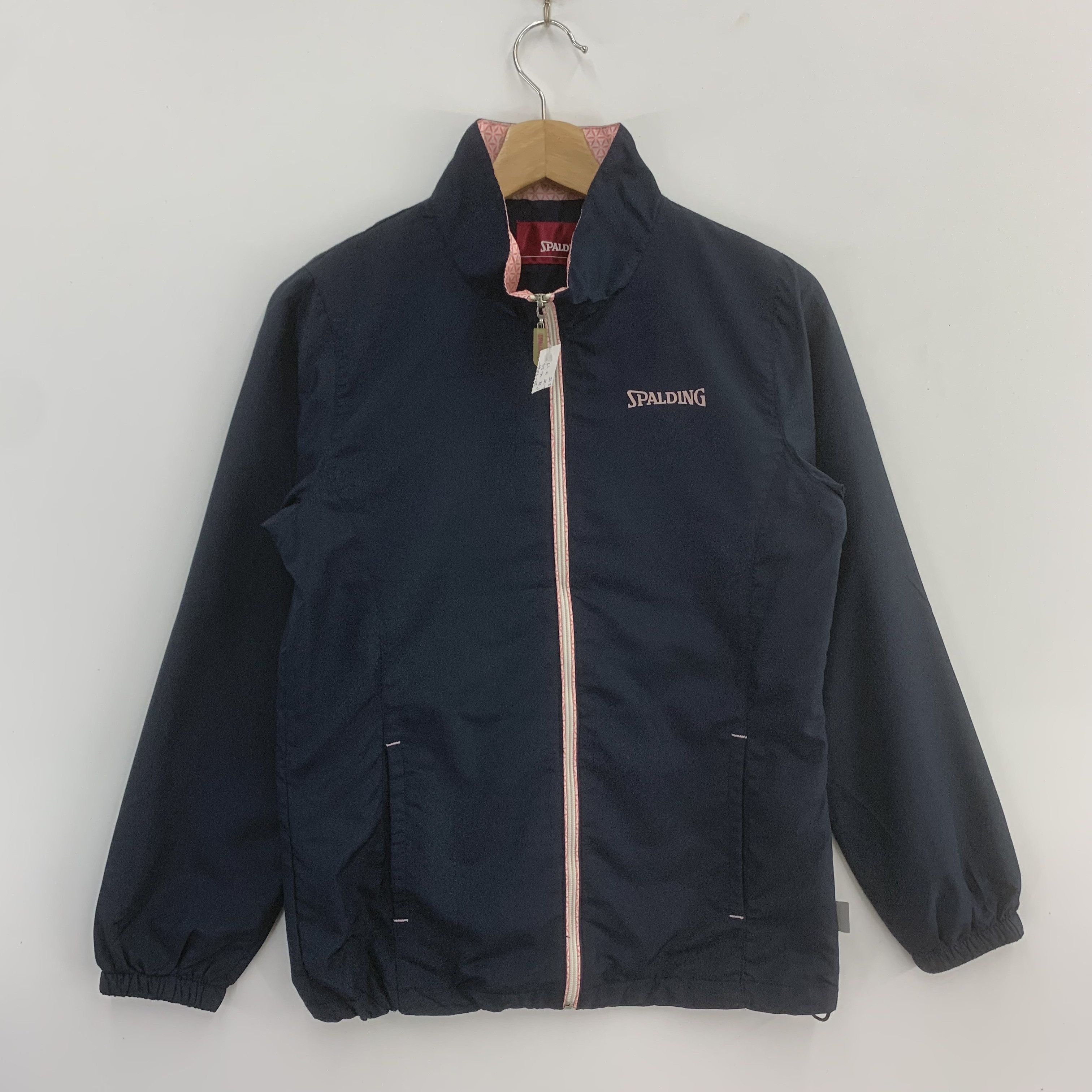 Spalding × Streetwear × Windbreaker Spalding Jacket Navy Blue | Grailed