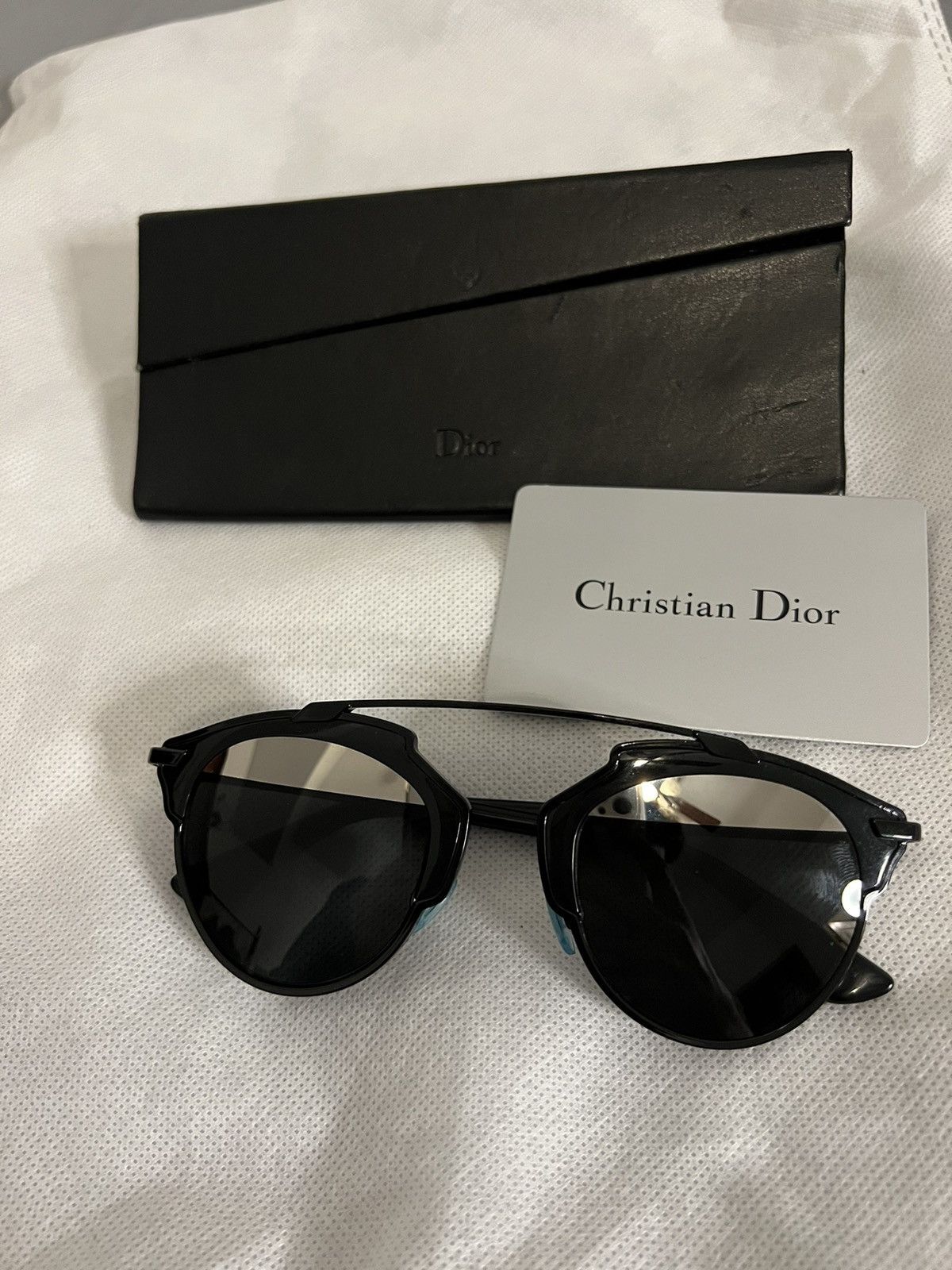 Dior Christian Dior Soreal Sunglasses black | Grailed