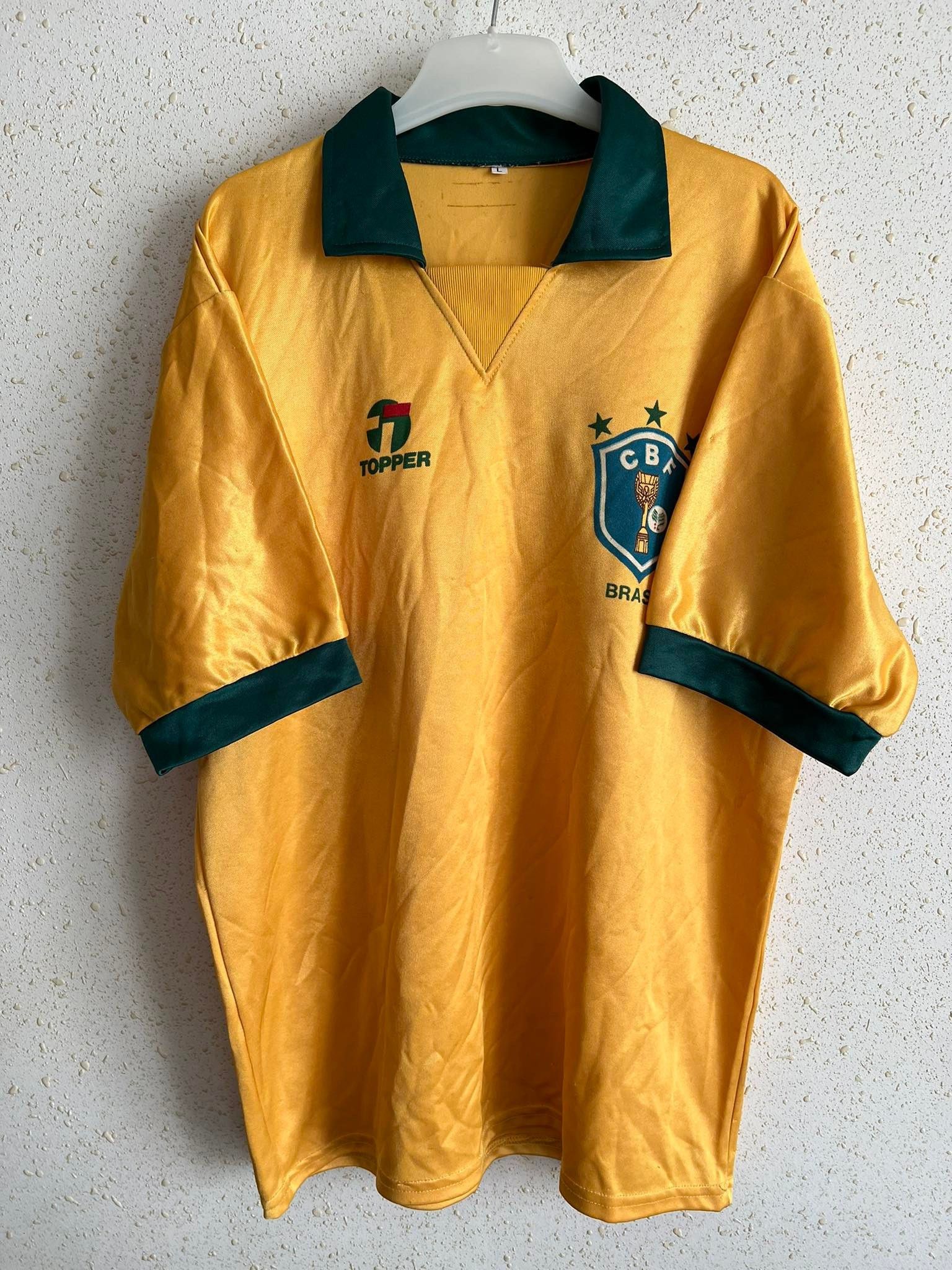 Soccer Jersey × Very Rare × Vintage Brazil 1988/91 Vintage Home shirt ...
