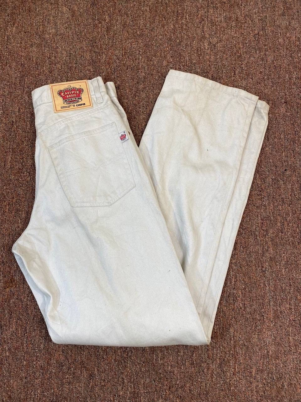 Japanese Brand Chipie basic union made sanforized white velvet denim ...