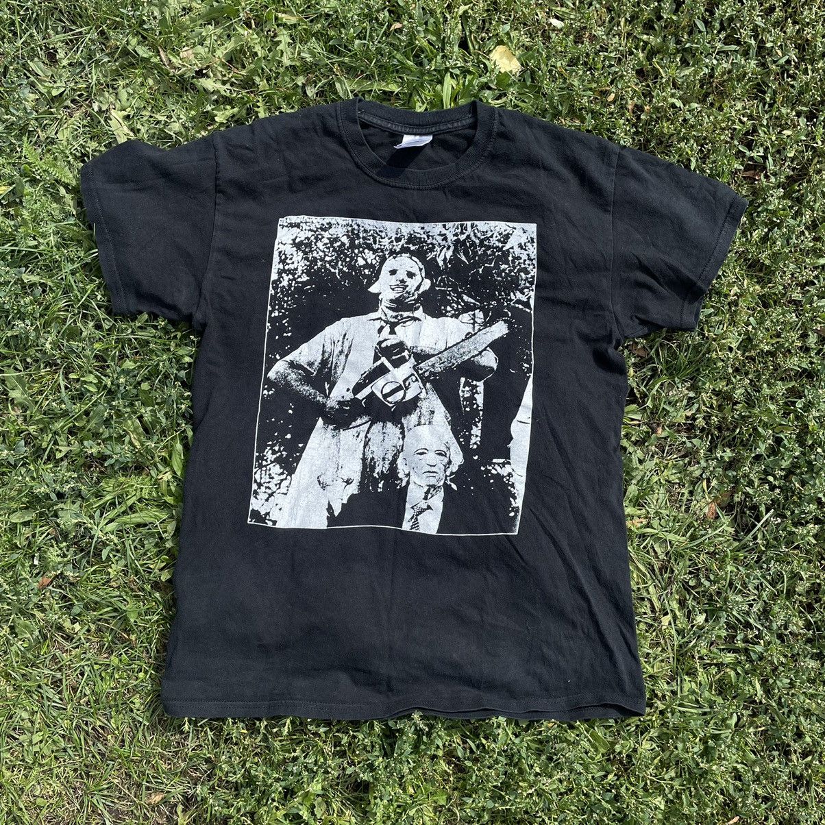 Vintage Vintage Y2K Skulls Vamp Devil Dead Face Horror Print Tee | Grailed