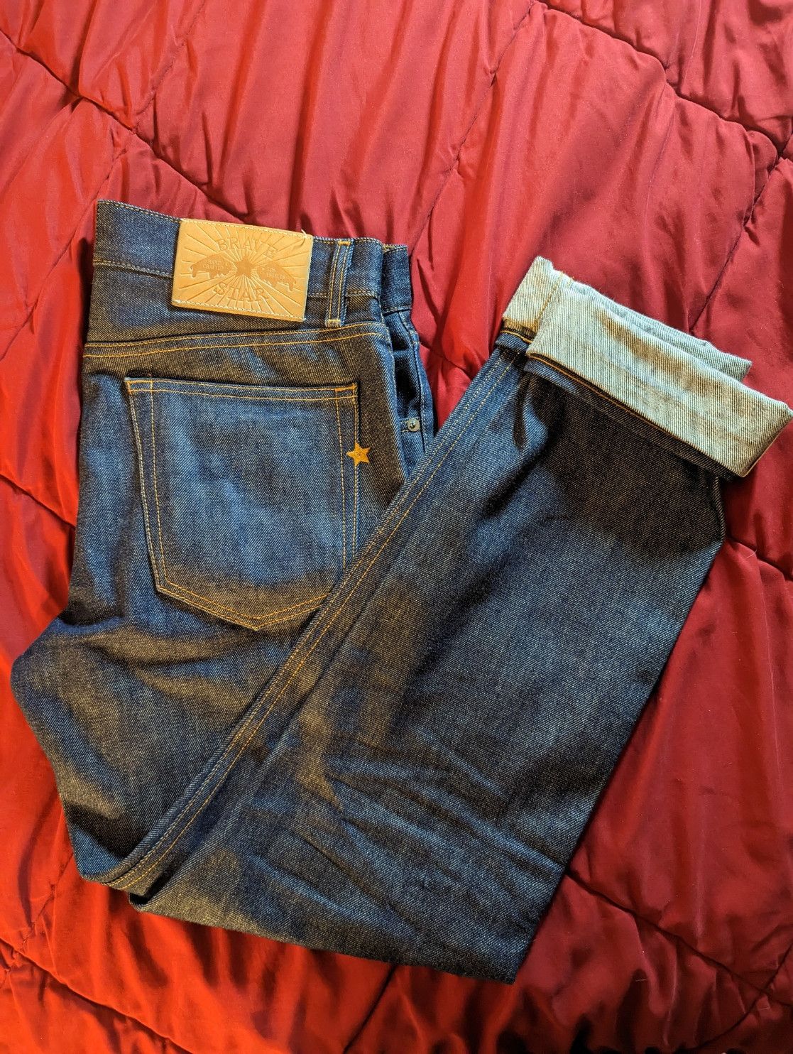 Brave Star Selvage The Slim Taper 13.5oz Cone Mills 'Blue Collar ...
