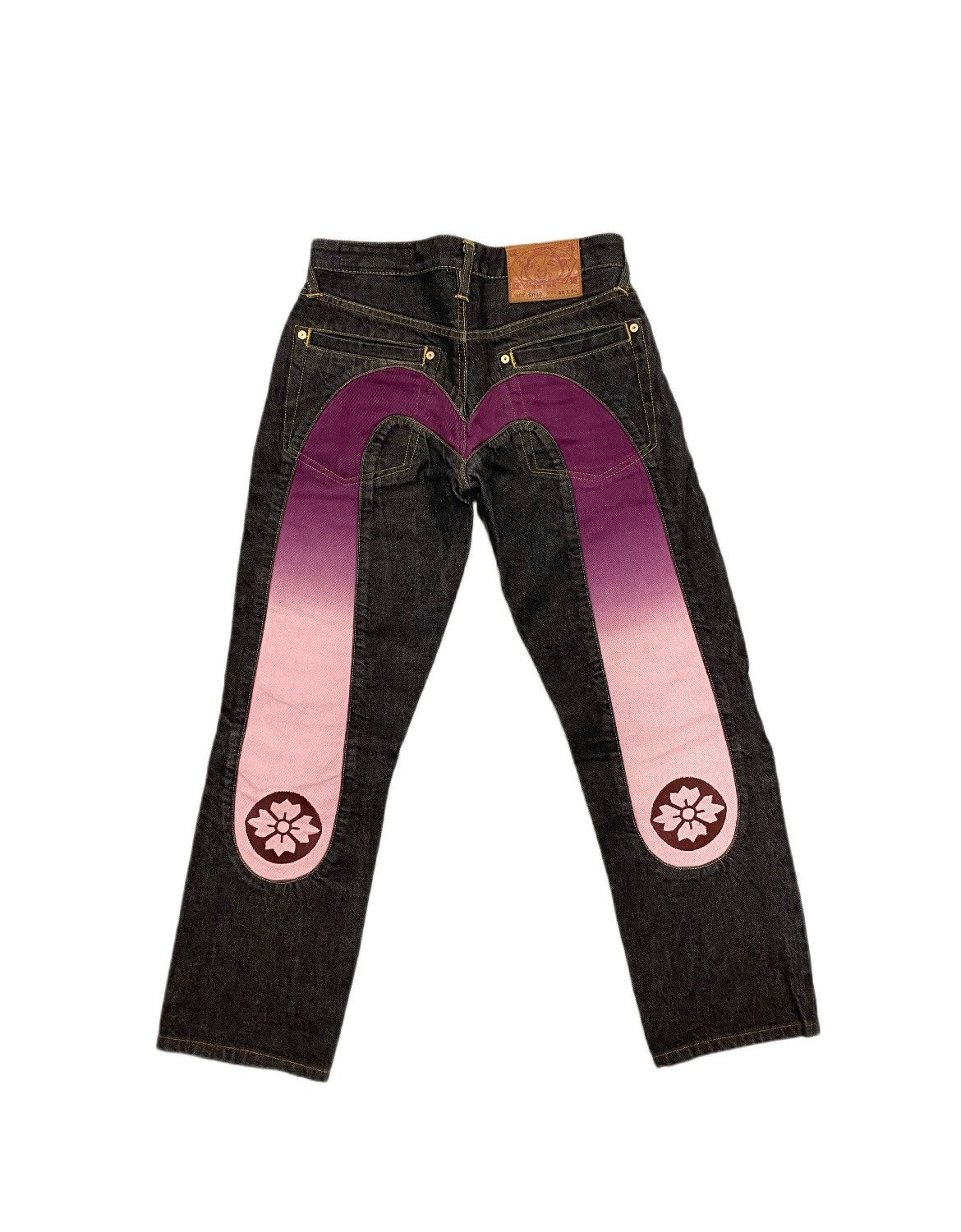 Evisu Evisu Gradient Purple Pink Daicock Jean | Grailed