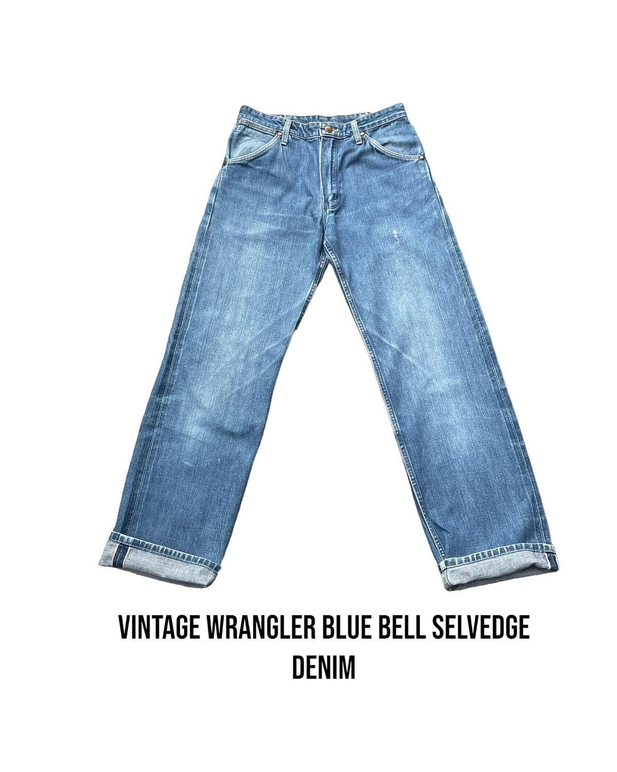 Vintage × Wrangler Vintage Wrangler Blue Bell Selvedge Denim | Grailed