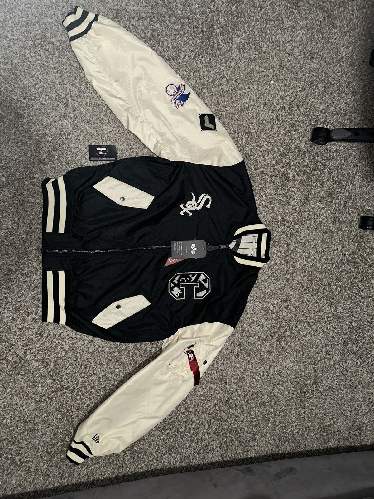 Alpha Industries Chicago White Sox Three-Time World Series Bomber ...