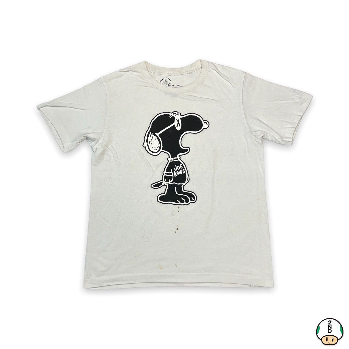 Uniqlo KAWS x Uniqlo x Peanuts Joe Kaws Yawn Outline Tee | Grailed