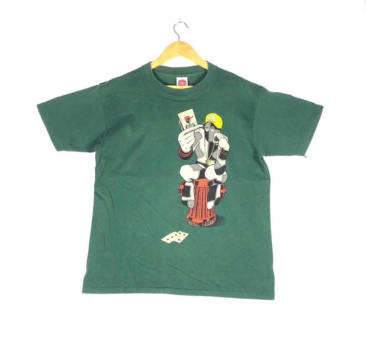 Thrasher vintage 90s powell peralta ray barbee skateboard t-shirts ...