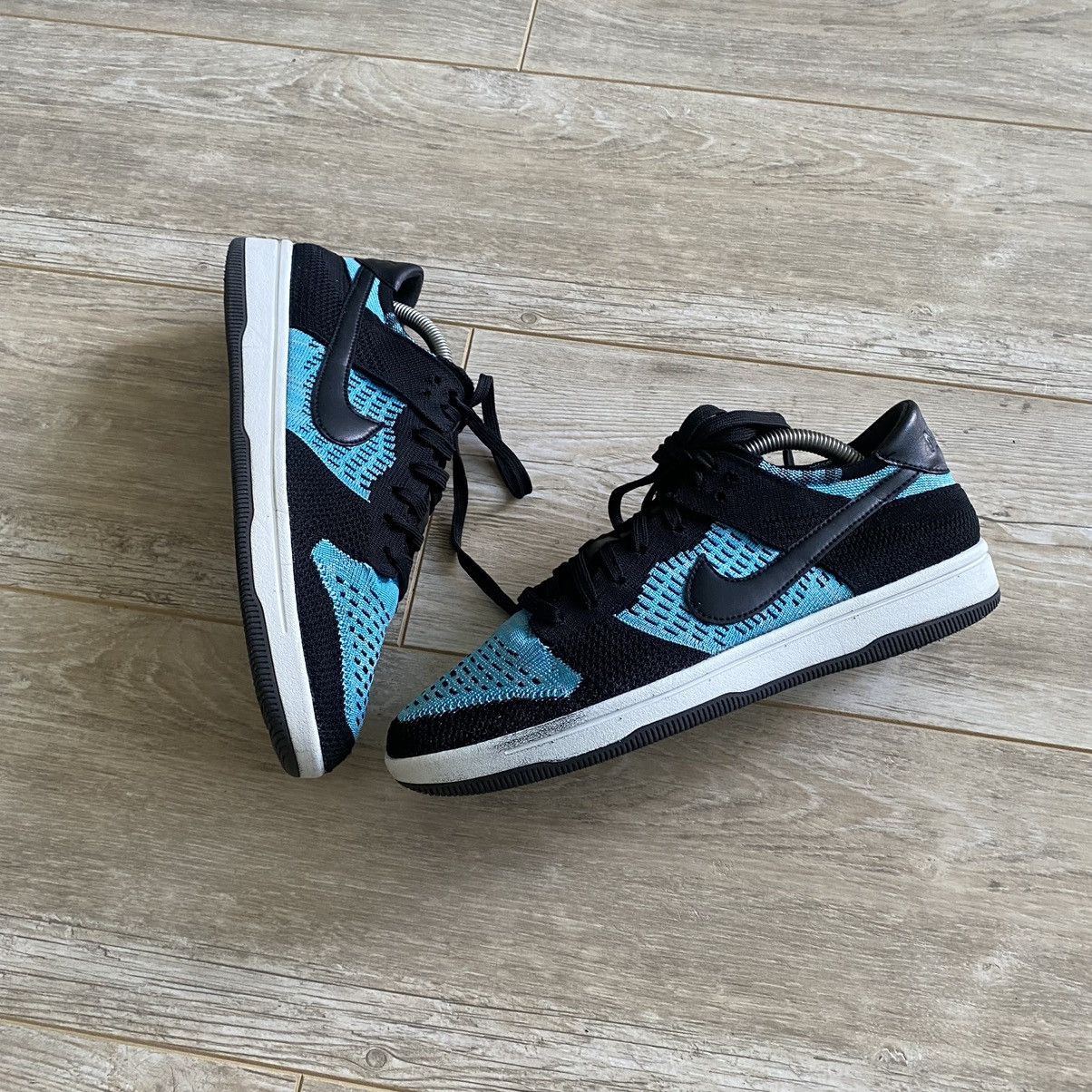Nike Nike Dunk Low Flyknit Ocean Blue 2017 | Grailed