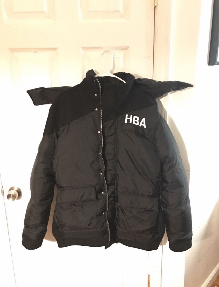 Hood By Air Black Down Puff Daddy Coat | Grailed
