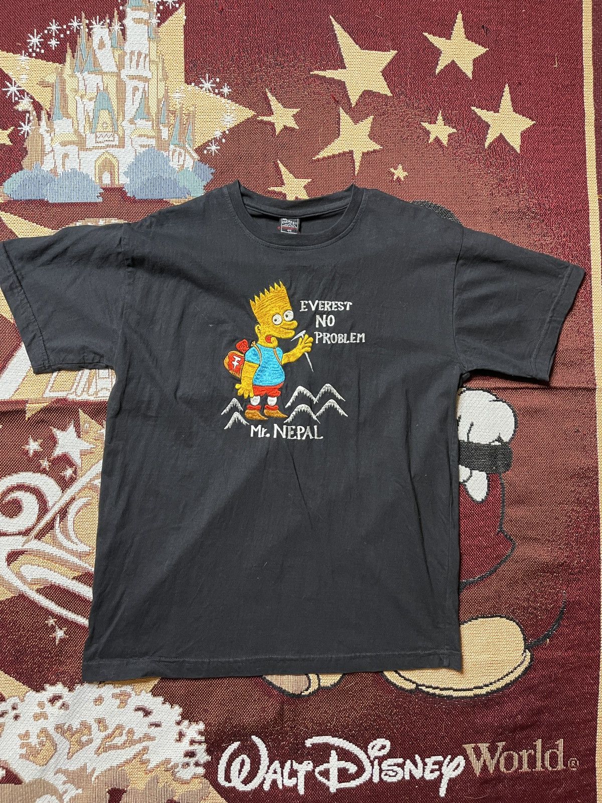 Vintage Mt Nepal Bootleg Bart Simpson Embroidered Tshirt. | Grailed