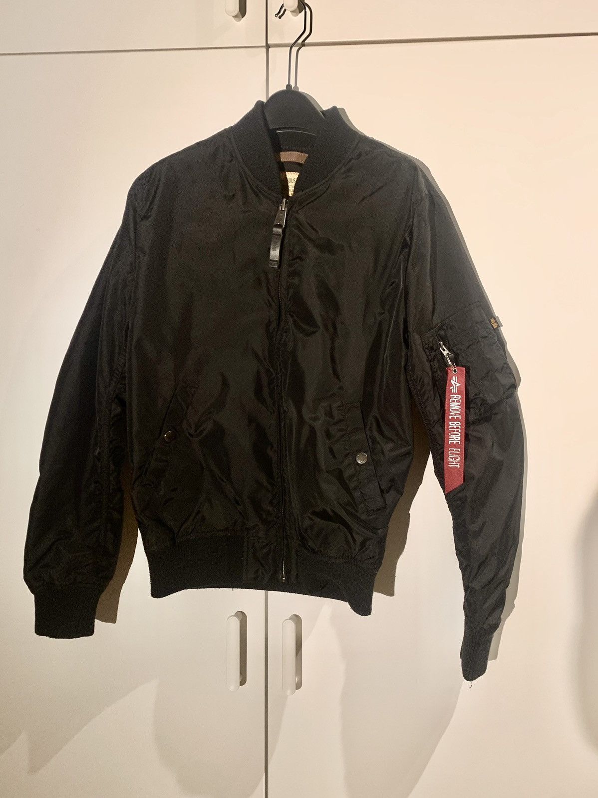 Alpha Industries Vintage Alpha Industries MA-1 Bomber Jacket in Black | Grailed