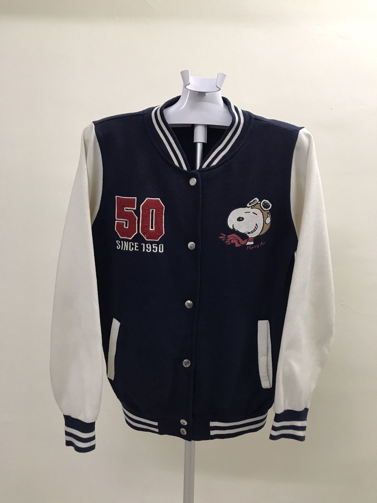 Cartoon Network × Peanuts × Varsity Jacket Vintage Peanuts Snoopy ...