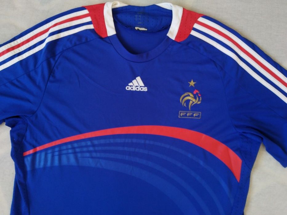 Adidas 2007- 2008 ADIDAS France Home FOOTBALL Shirt KIT SIZE XL | Grailed