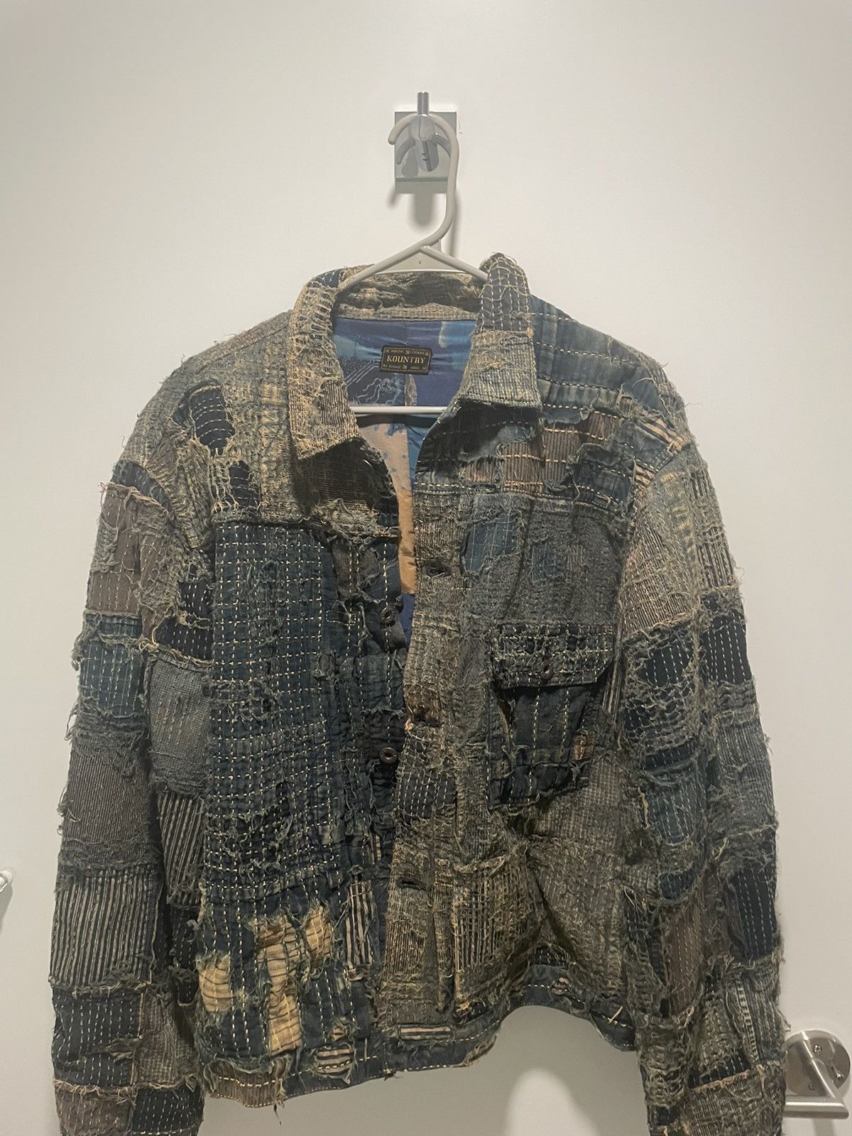 Kapital × Kapital Kountry Kapital Boro denim jacket indigo size 4 | Grailed