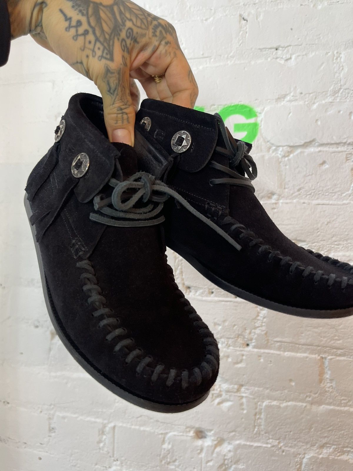 Saint Laurent Paris SLP SS15 Concho Suede Moccasin Sneaker Shoes EU 36. ...