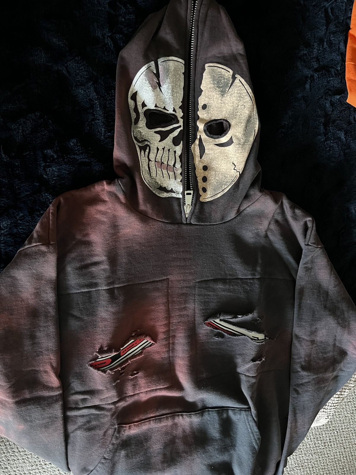 Warren Lotas Warren lotus mask zip hoodie | Grailed