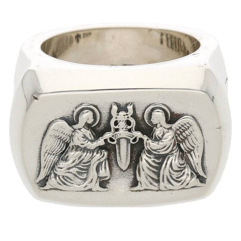Chrome Hearts Chrome Hearts BIG PJ ANGEL Ring US 7 | Grailed