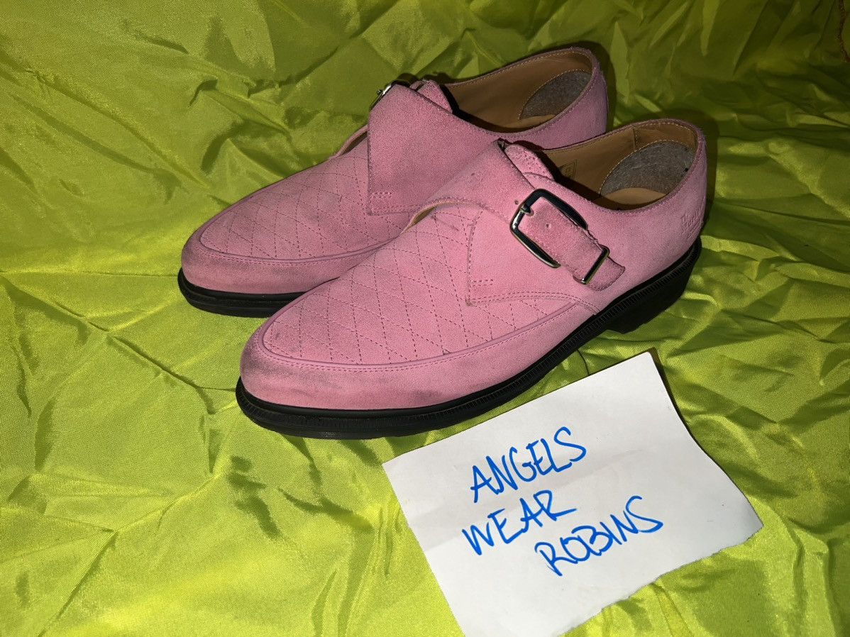 Supreme Pink Suede Supreme X Doc Martin pointed toe creepers | Grailed