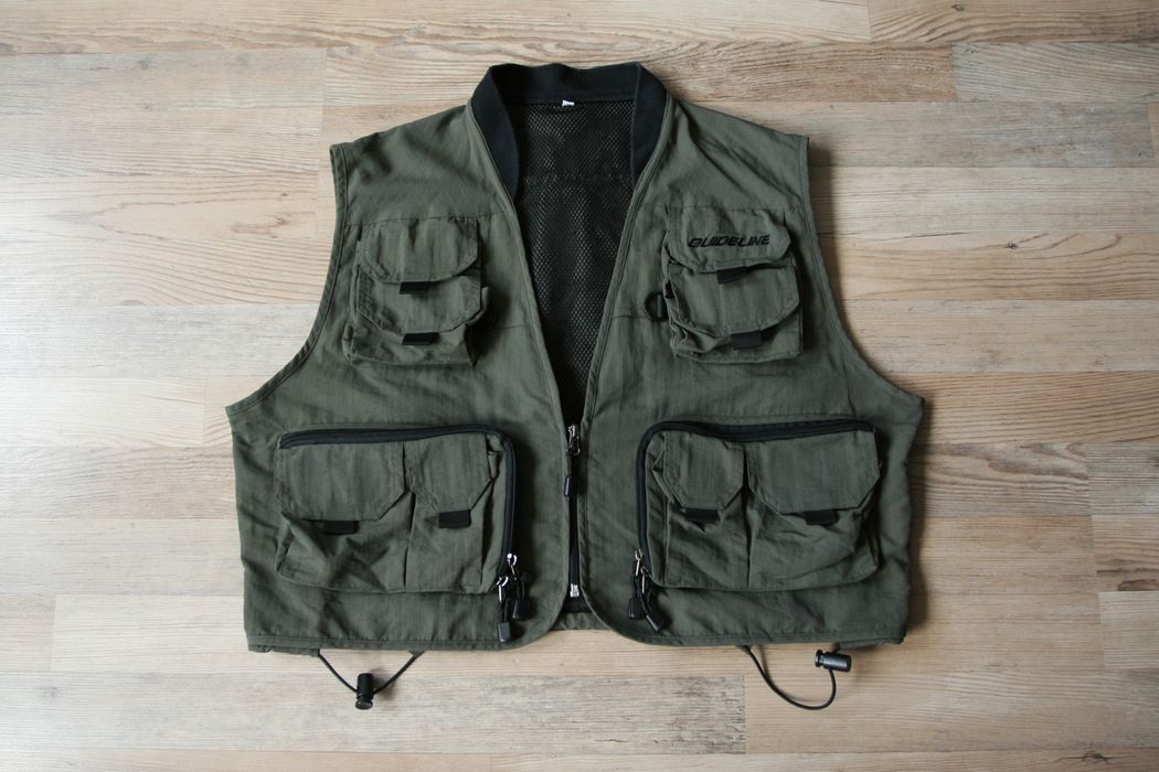 Vintage Guideline Fly Fishing Multi Pocket Vest Gorpcore Techwear | Grailed