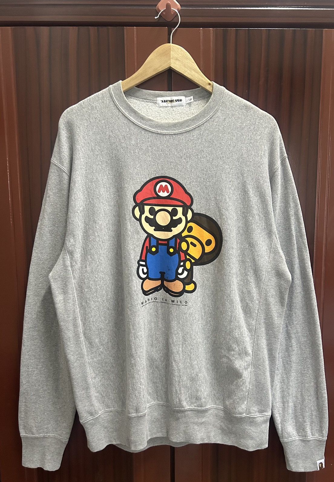 Bape × Nintendo 💥LAST DROP BEFORE DELETE BABY MILO X SUPER MARIO | Grailed
