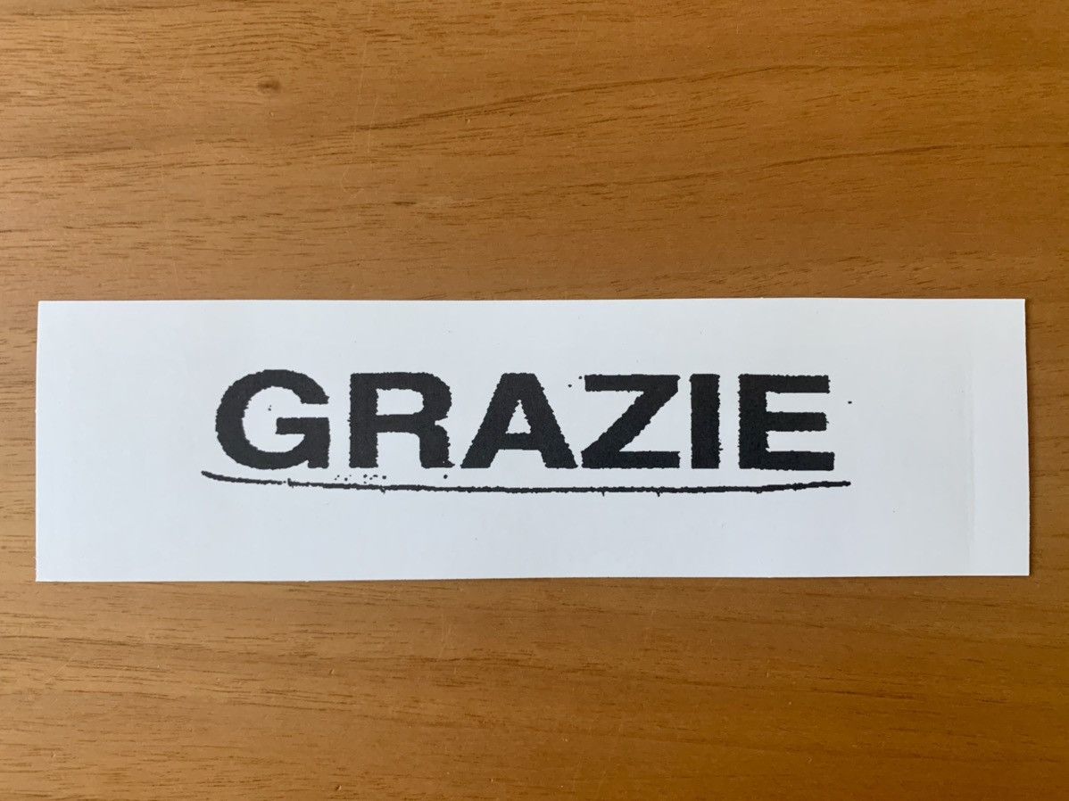 Supreme Supreme Milano “grazie” Sticker - Last Supper | Grailed