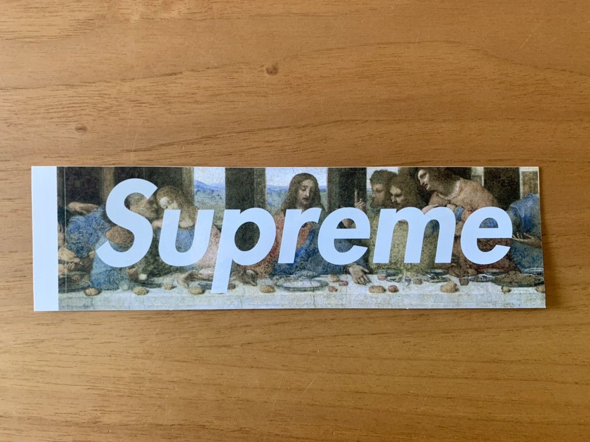 Supreme Supreme Milano “grazie” Sticker - Last Supper | Grailed