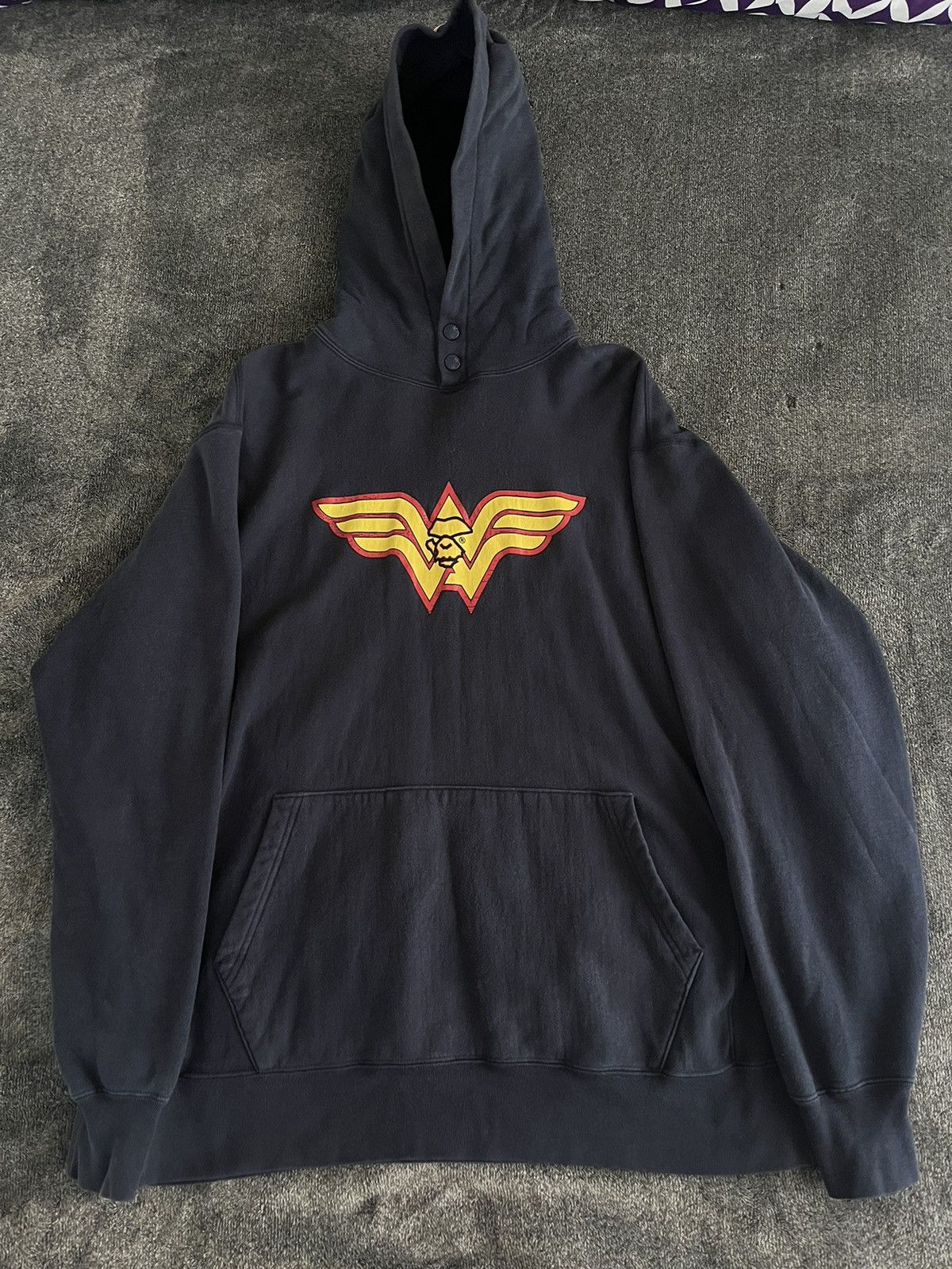 Bape Late 90's Bape Wonder Woman Hoodie | Grailed