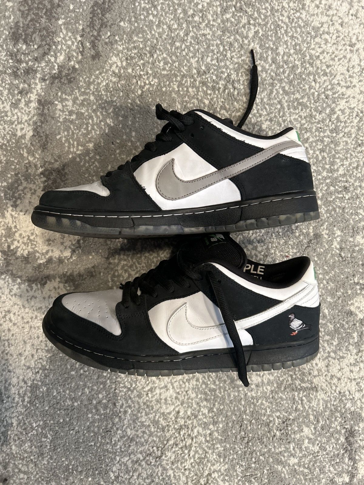 Nike × Staple Nike SB Dunk Low Staple Panda Pigeon | Grailed