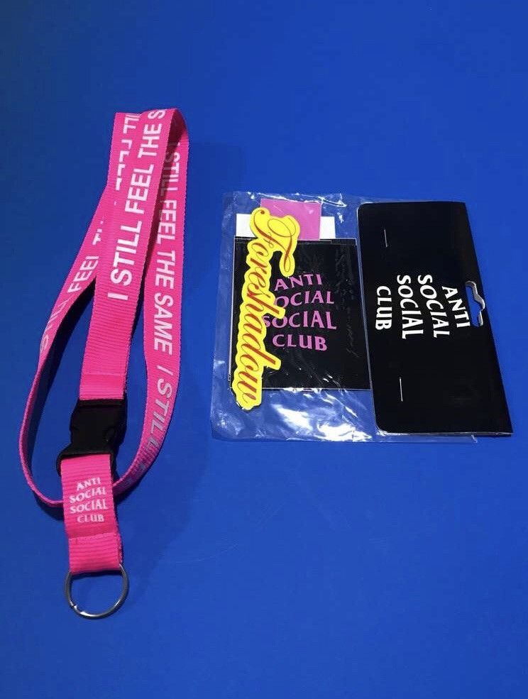 Anti Social Social Club Sticker Set And Lanyard | Grailed