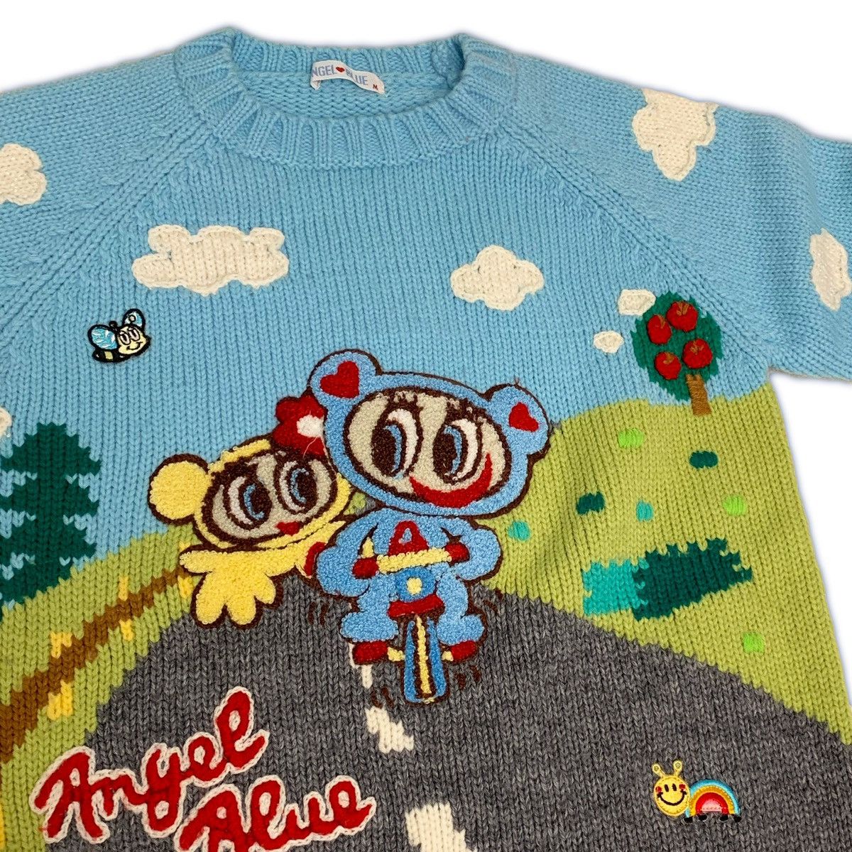 Angel Blue × Japanese Brand × Vintage Rare Angel Blue knit sweater ...