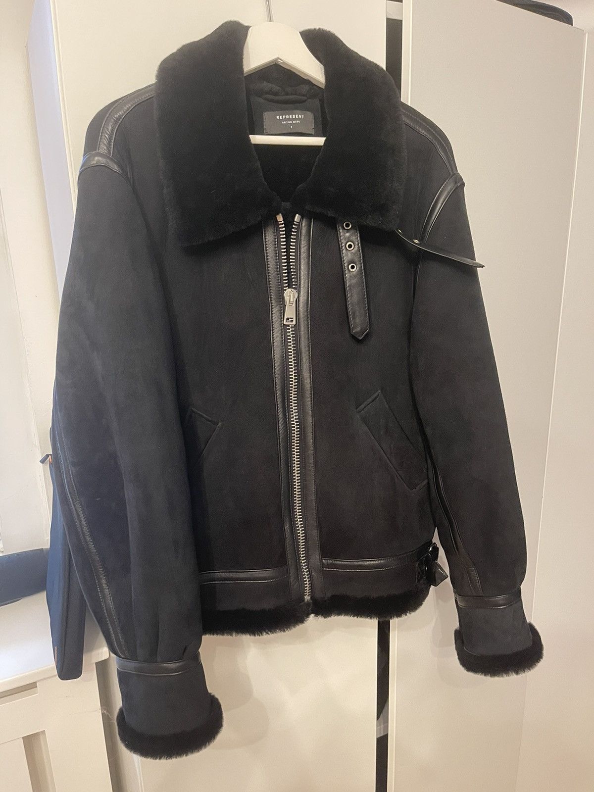 Represent Clo. Represent Shearling Jacket | Grailed