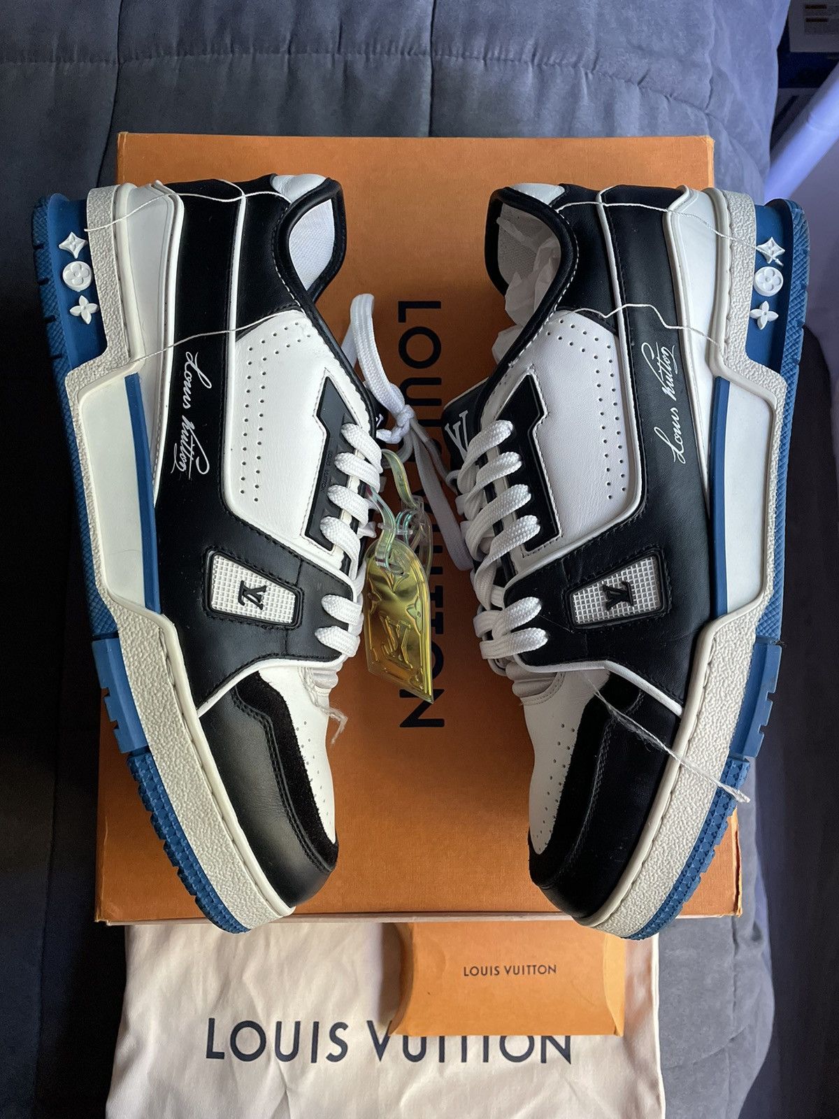 Louis Vuitton × Virgil Abloh Louis Vuitton SS21 Upcycled Trainer ...