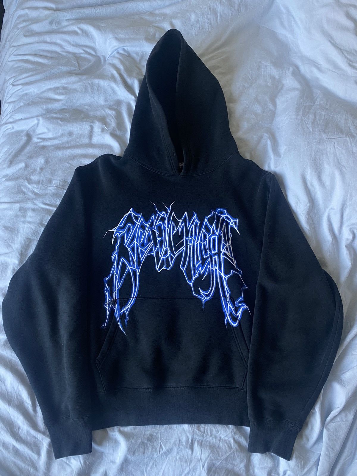 Revenge Revenge Lightning Arch Logo Hoodie | Grailed