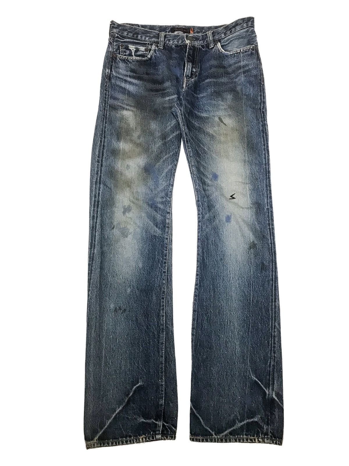 Undercover Undercover SS06 “T” Embroidered Denim Jeans Size 3 | Grailed